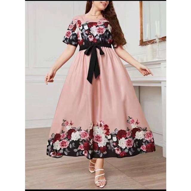 Adc Fashion #72224 plus size floral dress fit xl | Shopee Philippines