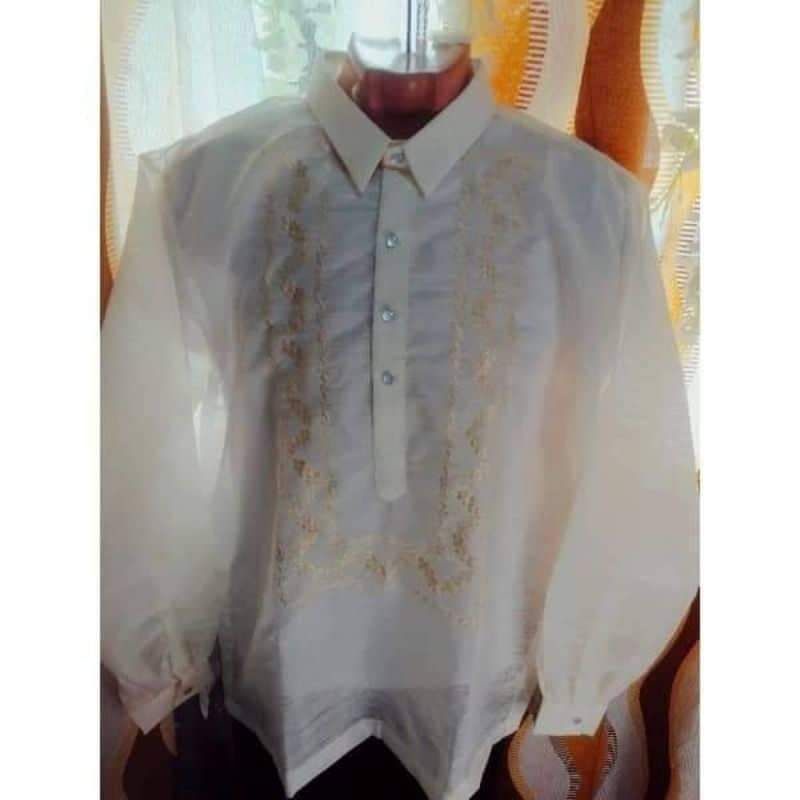Jusiline Cream Barong Tagalog for kids and adults | Shopee Philippines