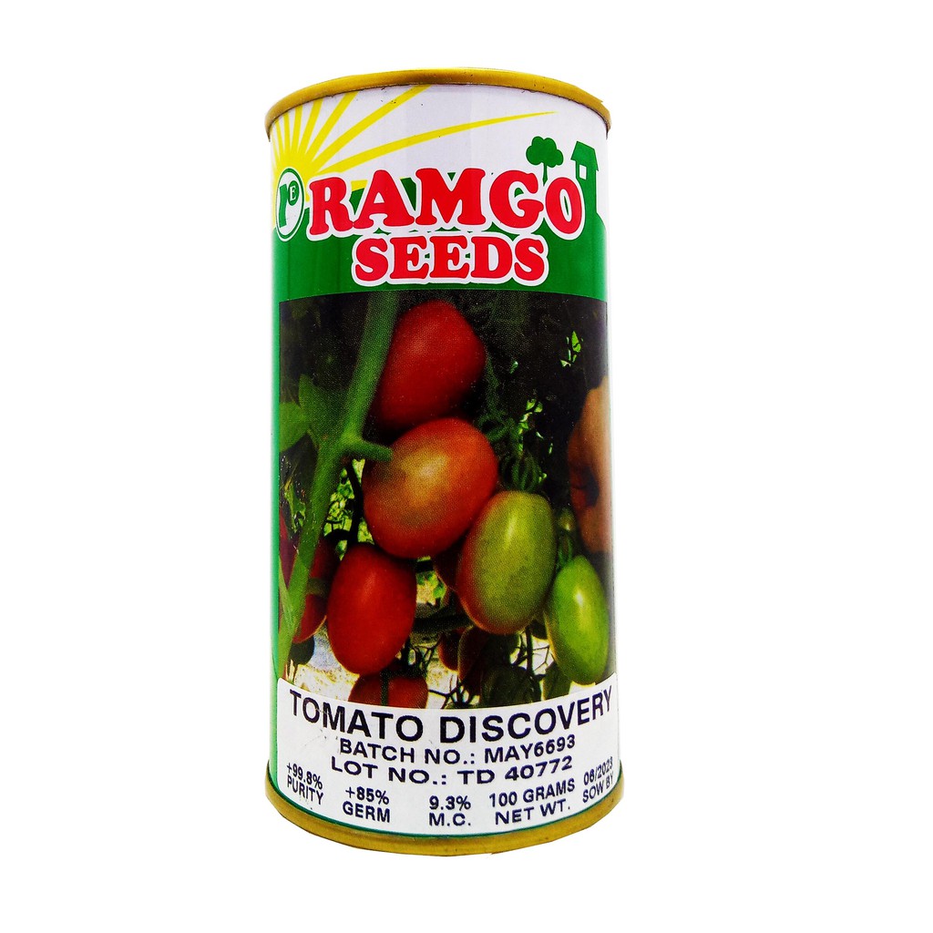 Ramgo Seeds Tin Can Tomato Discovery100g GDSFPH_S4 | Shopee Philippines