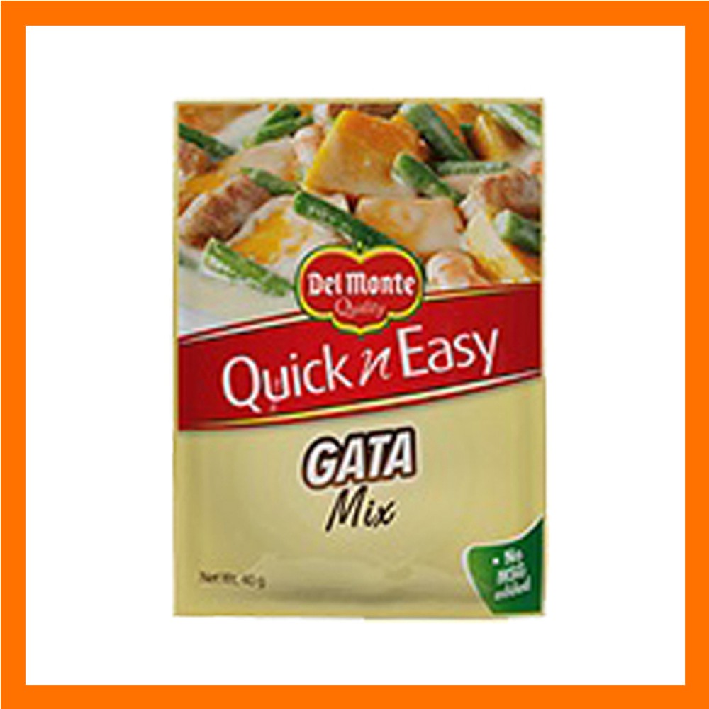 Del Monte Quick 'n Easy Gata Mix 40grams | Shopee Philippines