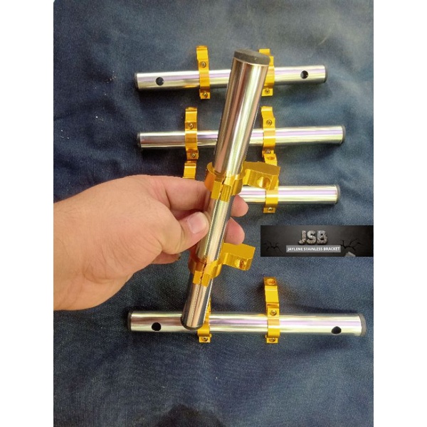 Mini Driving Light & Blue water Led Universal Bracket( Stainless Tube ...