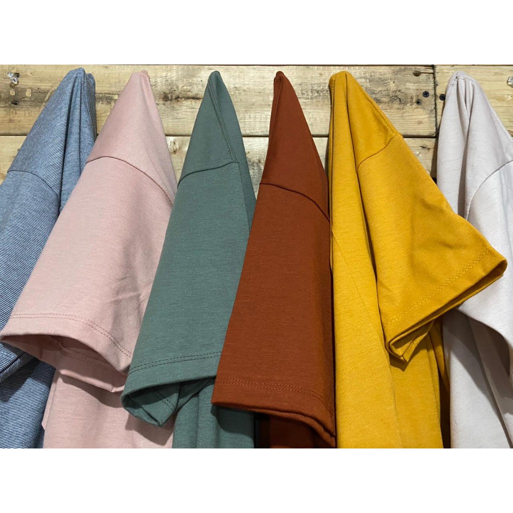 [SEYERTEES] YALEX ROUND Neck Red Label XS to 5XL MUSTARD RUST KHAKI ...