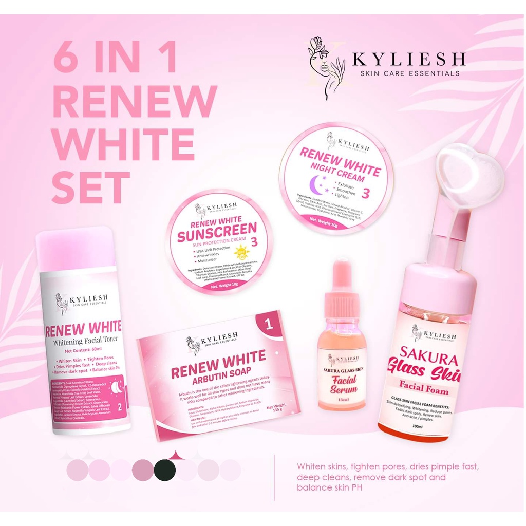 6 IN 1 GLASS SKIN MILD REJUVENATING SET | Shopee Philippines