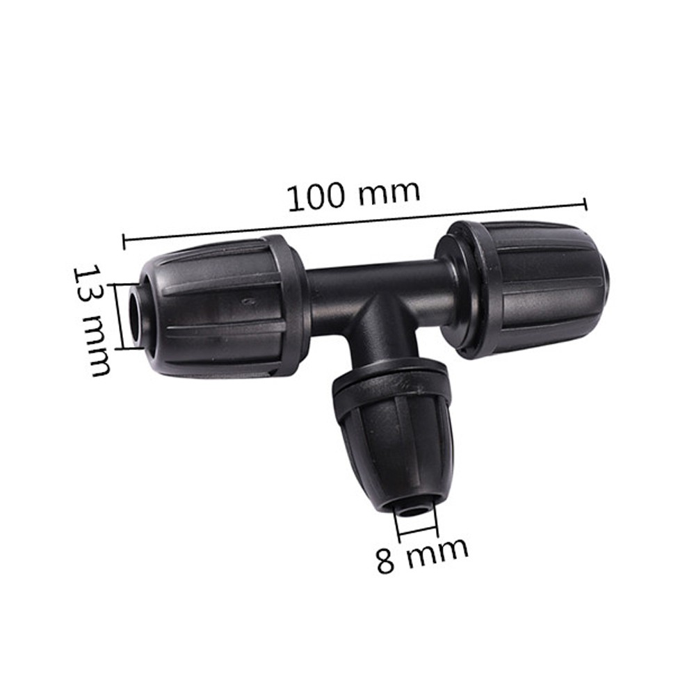 2pcs 16mm PE Pipe Lock Nuts Connectors Garden Water Connector Gardening ...