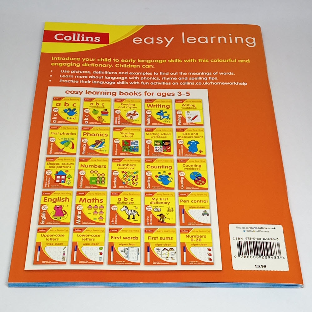 My First Dictionary Ages 4-5: Prepare for school with easy home ...