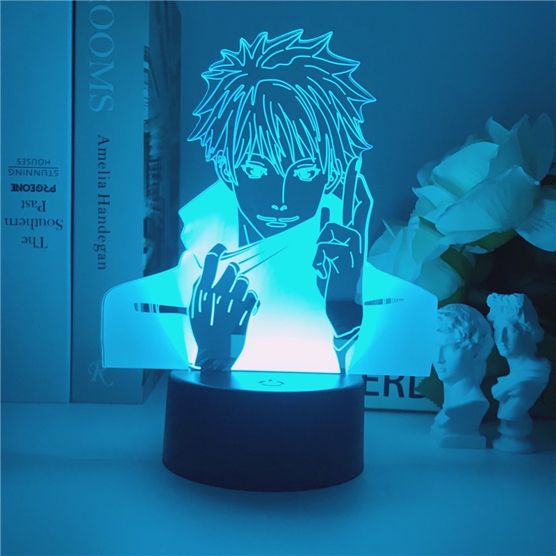 3D LED Jujutsu Kaisen Yuji Itadori Gojo Satoru Nanami Kento Ryomen ...