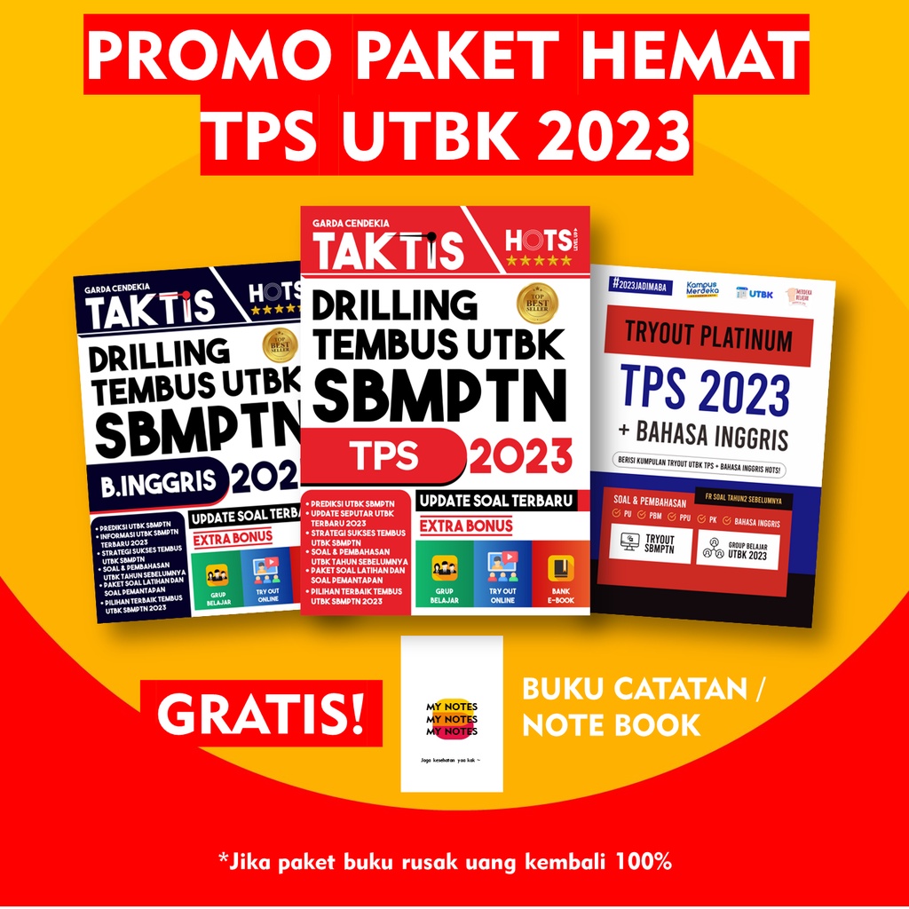 Package 3 Tactical Book TPS + Tactical English + TRY OUT TPS 2023 ...