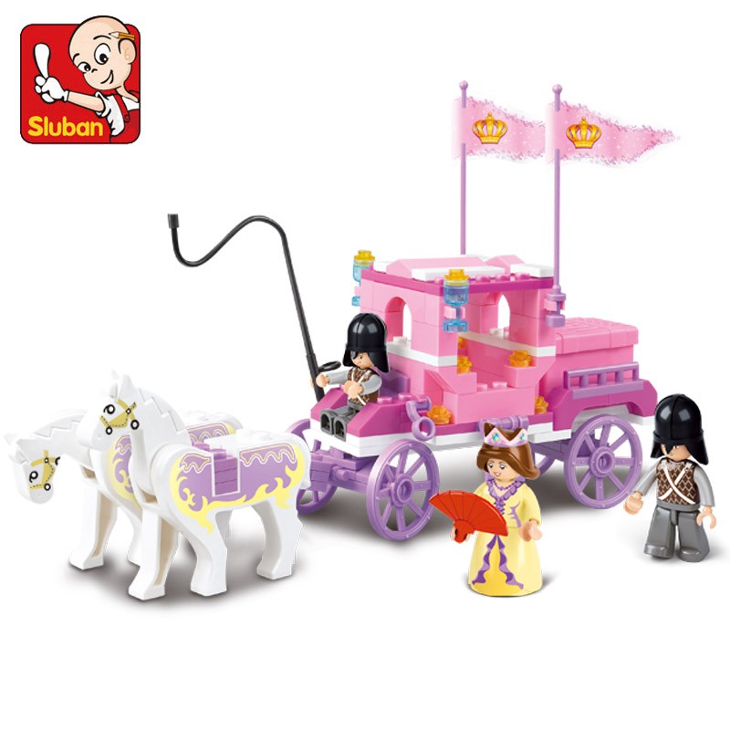 Sluban Building Blocks Educational Kids Construction Toy Royal Carriage ...