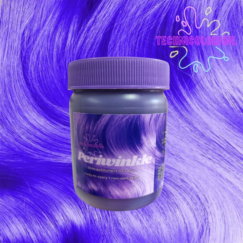 Periwinkle 140ml Technicolor Hair Semi Permanent Hair Dye | Shopee ...