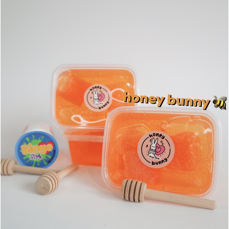 Honey Bunny Slime by Bingo Slime 200cc with different textures | Shopee ...