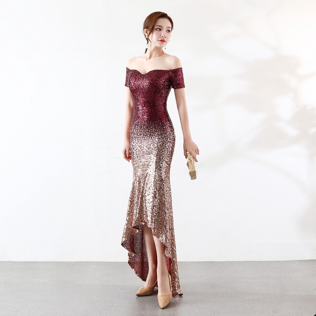 evening-dress-women-s-new-banquet-sequin-fishtail-prom-party-dress-long