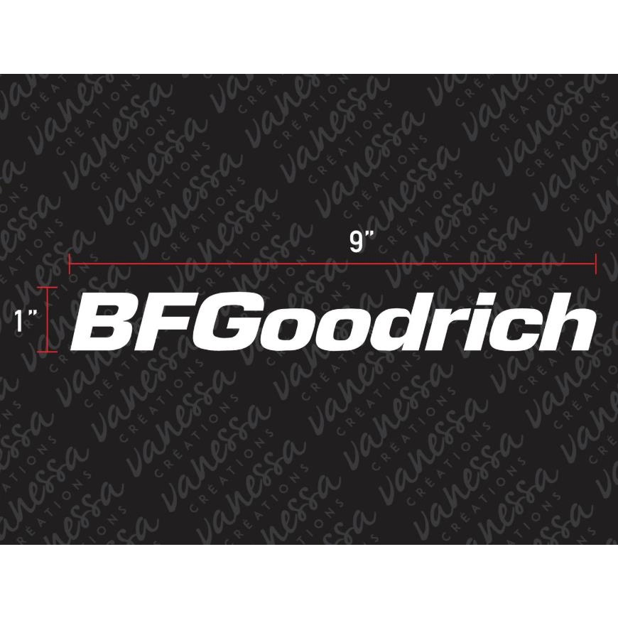 (2Pcs) BFGOODRICH TIRE BRAND CAR sticker vinyl decal | Shopee Philippines