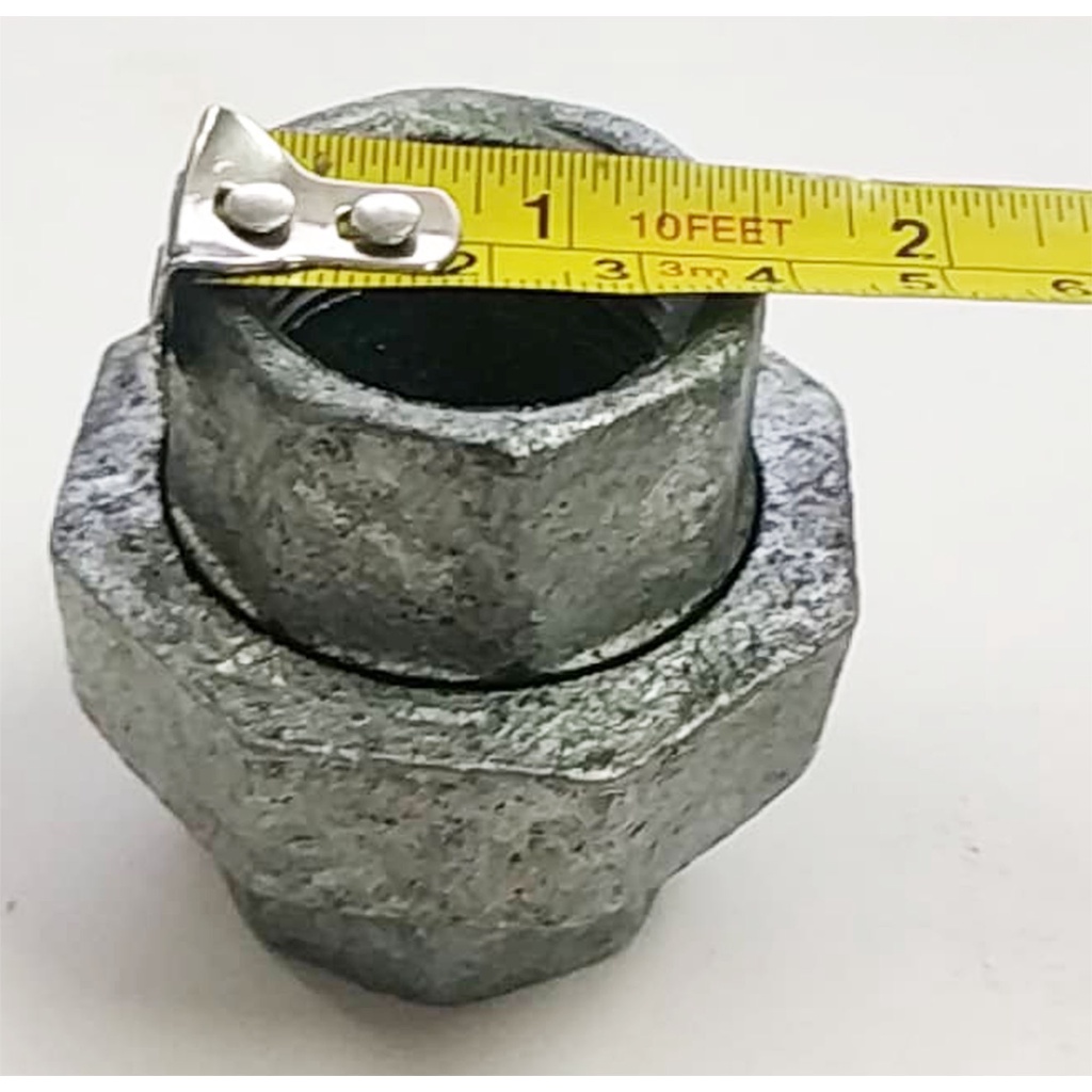 MECH GI UNION PATENTE 1" SCH40 STANDARD THREADED GALVANIZED IRON ==== 1 ...