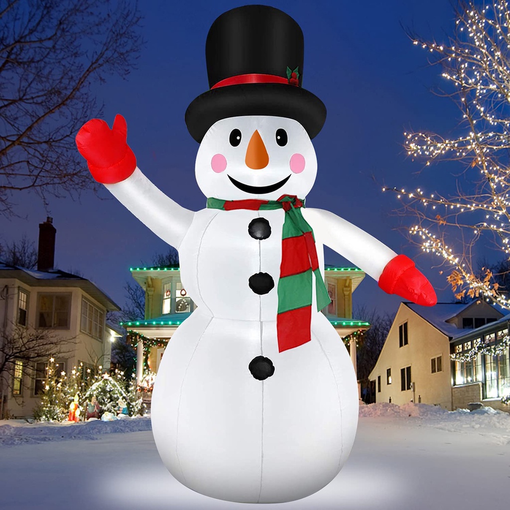 Christmas Inflatables Snowman Outdoor Yard Decorations, Christmas Blow ...