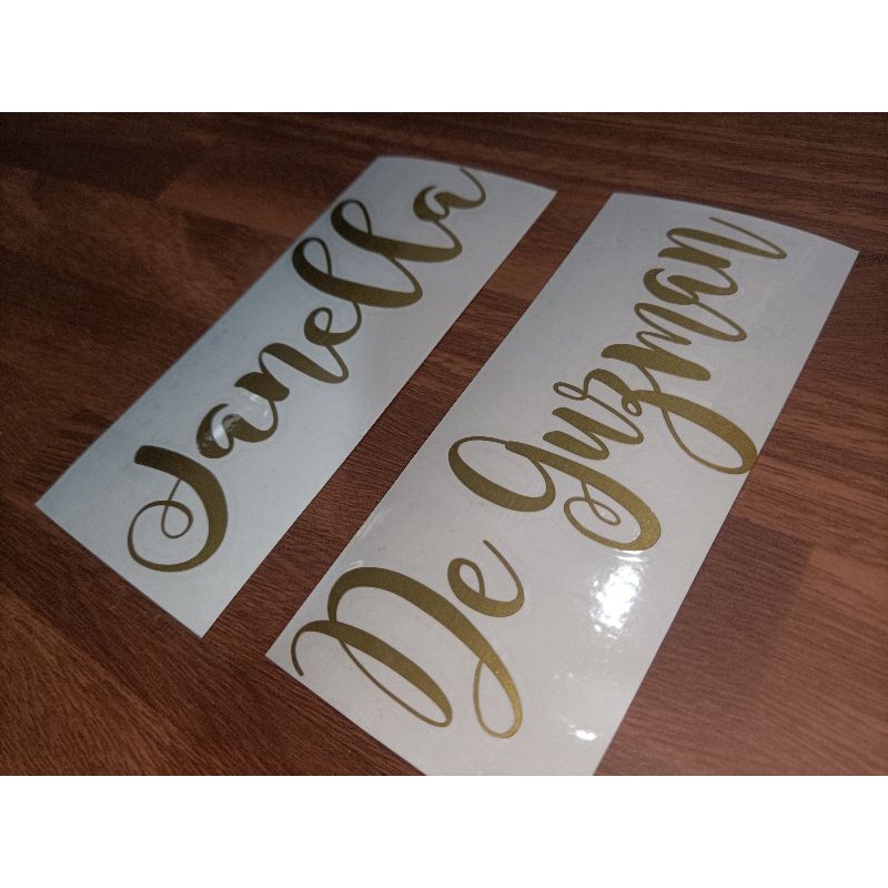 Motorcycle personalized customized name decals | Shopee Philippines