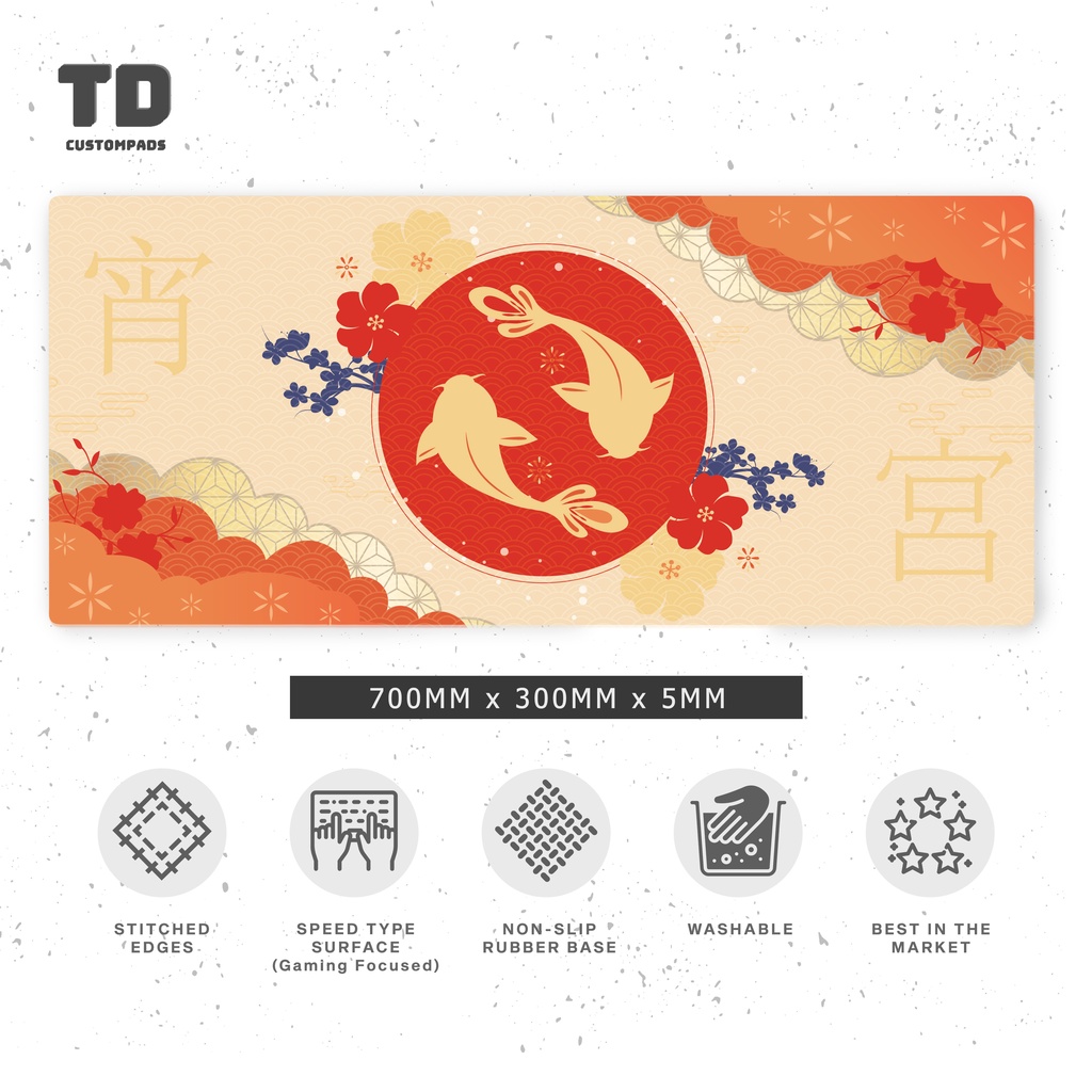 Yoimiya Deskmat by Kimifaery - Gaming Mousepad (Speed Type Variant ...