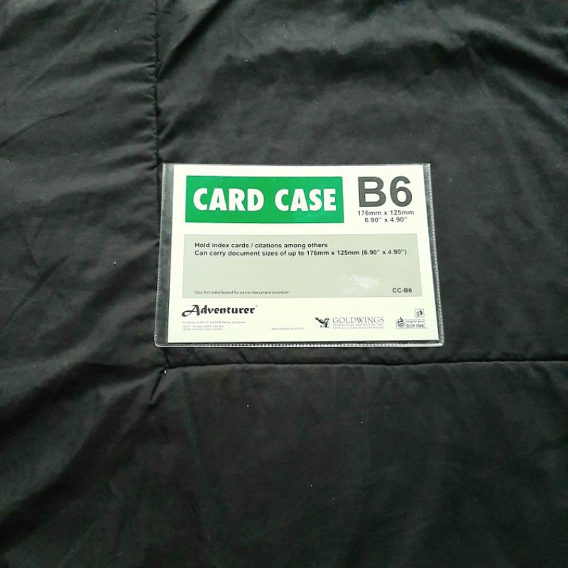 B6 ID Soft Card Case (176mm x 125mm) | Shopee Philippines