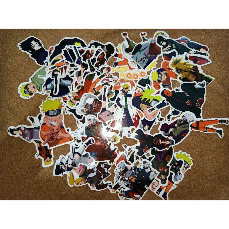 NARUTO characters die cut stickers HIGH QUALITY (12 pcs) | Shopee ...