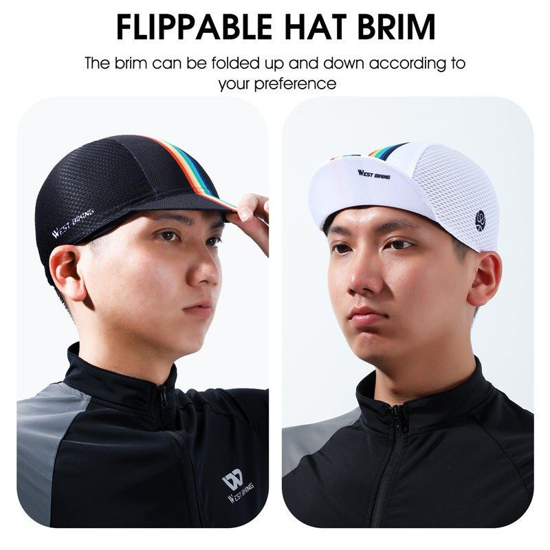 Cycling Cap WEST BIKING Original!! Breathable Men Head Bicycle Helmet ...