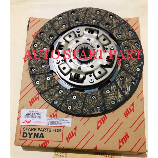 CLUTCH PLATE / CLUTCH DISC TOYOTA DYNA 125HT / 130HT / HINO DUTRO ...