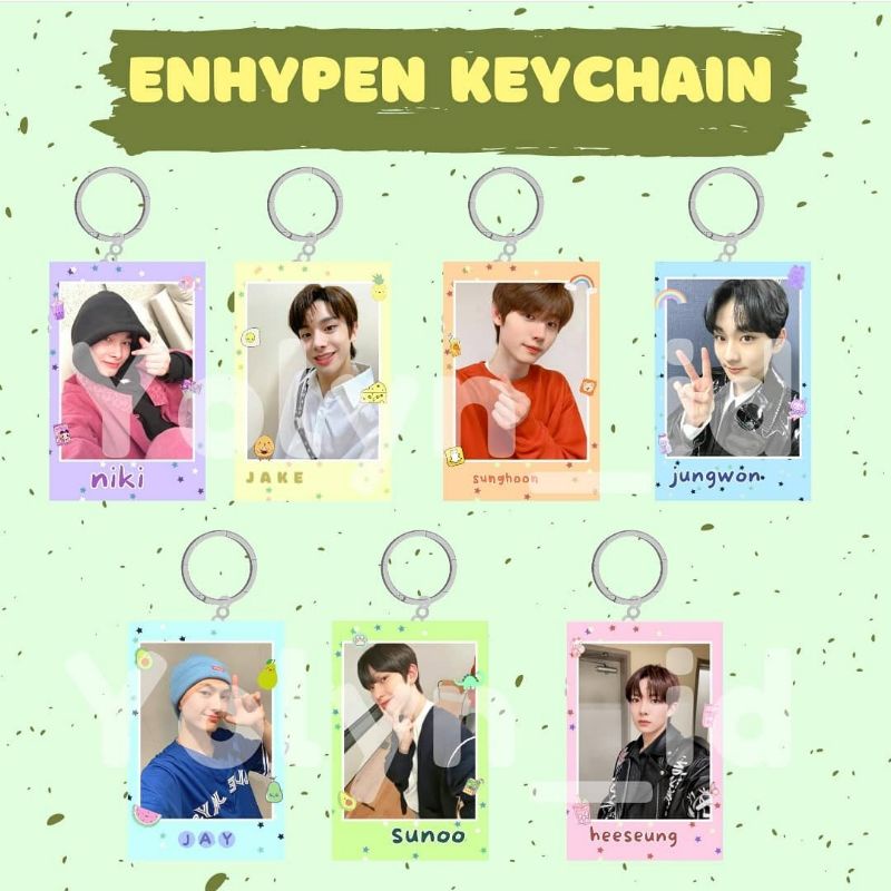 Enhypen Keychain/KPOP | Shopee Philippines
