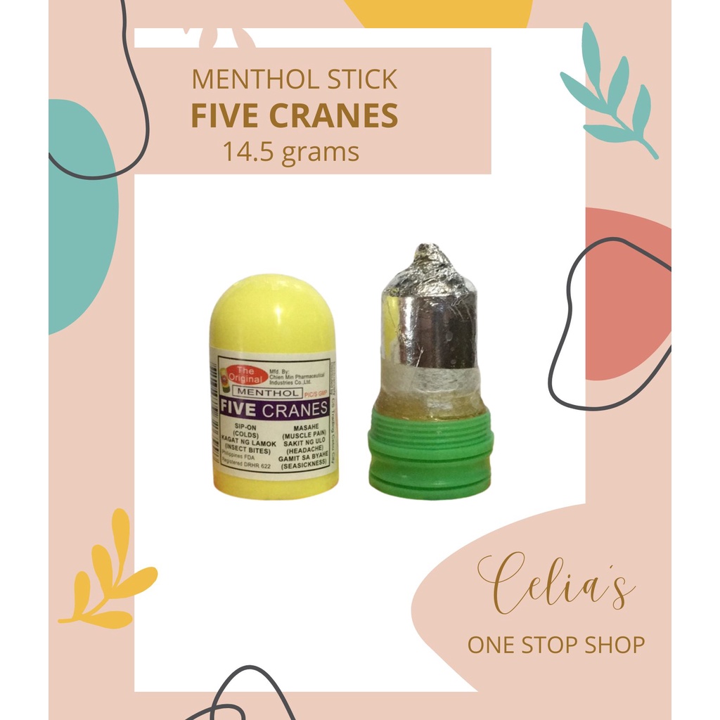 FIVE CRANES MENTHOL STICK BIG 14.5GM | Shopee Philippines