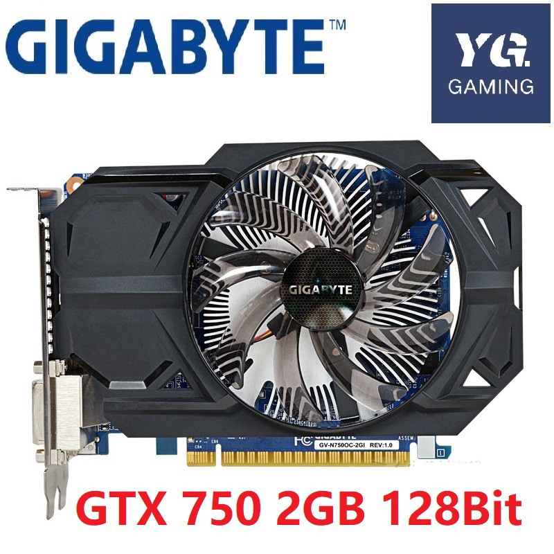 GIGABYTE GTX 750 2GB Graphics Card 128Bit GDDR5 Video Cards nVIDIA ...