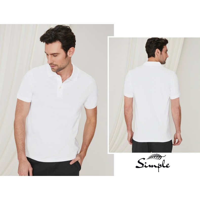 SIMPLE DRI-FIT 4U SHOP Men's Polo Shirt Golf polo shirt Leisure sport ...