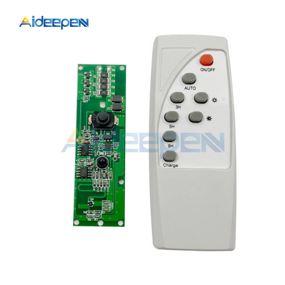 3.2V 3.7V Microwave Radar Body Induction Solar Wall Light Switch ...