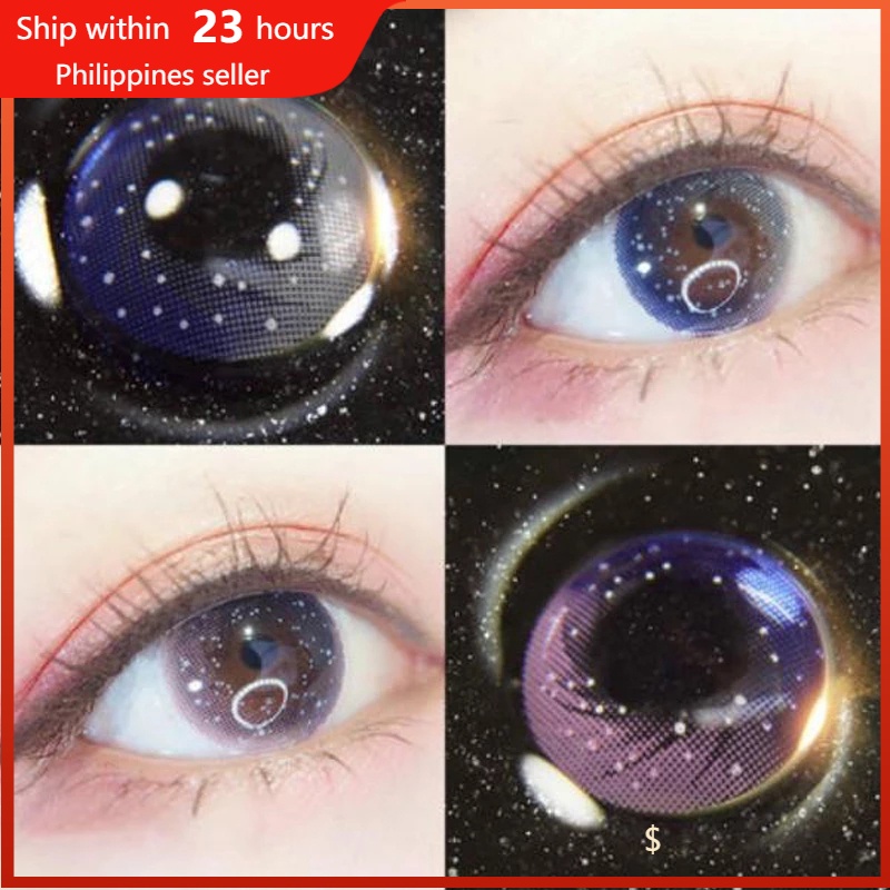 COD Eyeshare GALAXY Korea Hybrid Colored Contact Lens Natural Look ...