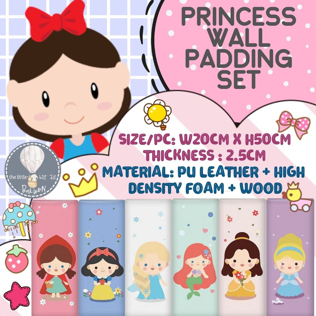 Princess Wall Padding Set (6pc Set) | Shopee Philippines