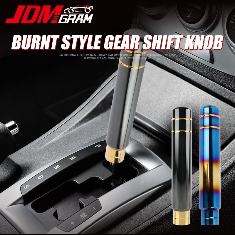 JDMGRAM Burnt Blue Car Gear Shift Knob Manual Universal Automatic Auto ...