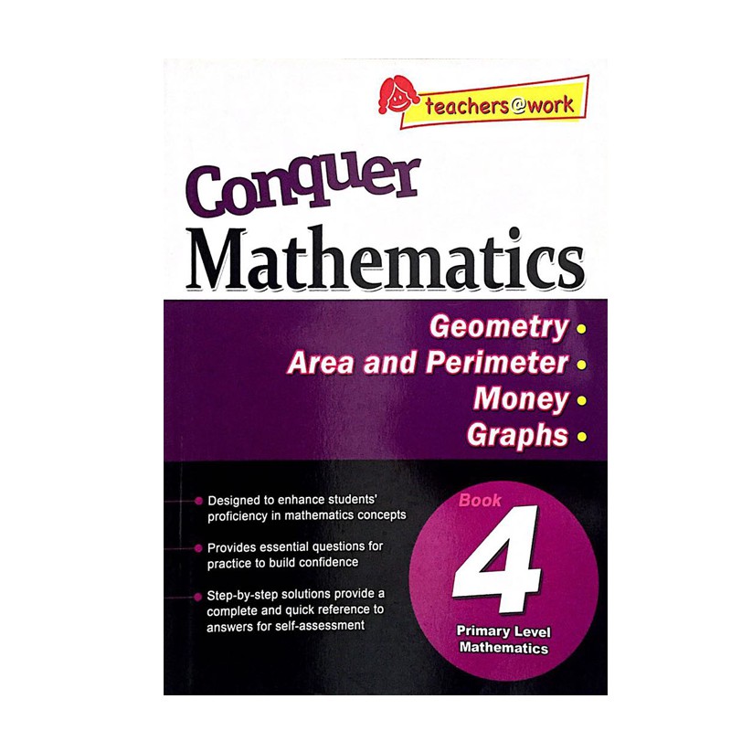 Conquer Mathematics 4 Geometry Singapore math textbook | Shopee Philippines