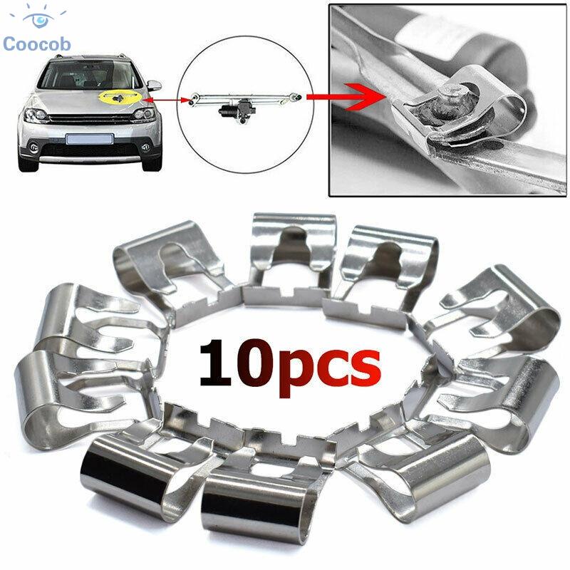 Pack Of 10 Auto Windscreen Wiper Link Linkage Rods Repair Clip Spring ...