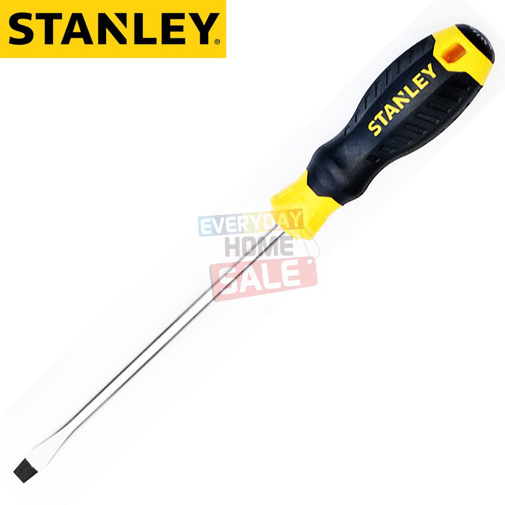 Stanley Cushion Grip Screw Driver 8" / Screwdriver (PER PIECE) | Shopee ...