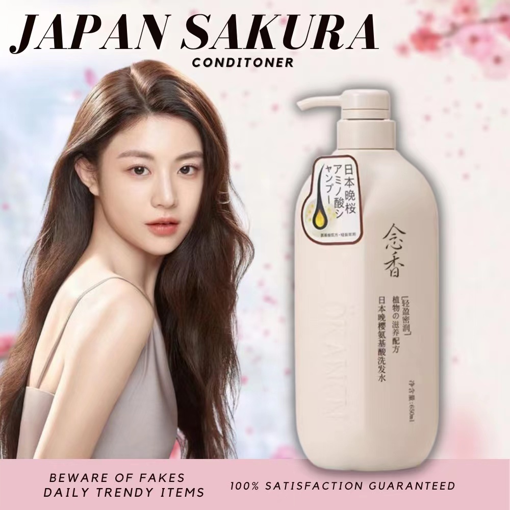 Styleclub 650ml 300ml Sakura Japan Natural Shampoo Conditioner Body
