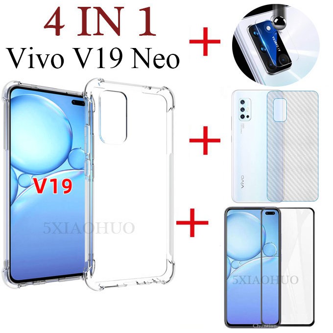 (4in1) VIVO V19 Neo / Y11 Y12 Y15 Y17 Y19 V19Neo full-screen tempered ...