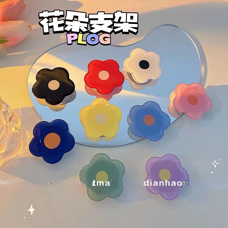 Griptok Phone Holder Flower Universal Korean Grip Tok Socket | Shopee ...