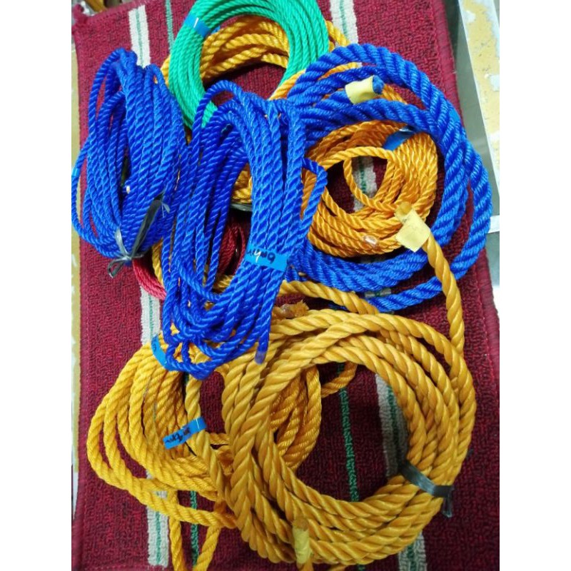 Nylon Rope Pre Cut size 6mm to 11mm (lubid / tali) | Shopee Philippines