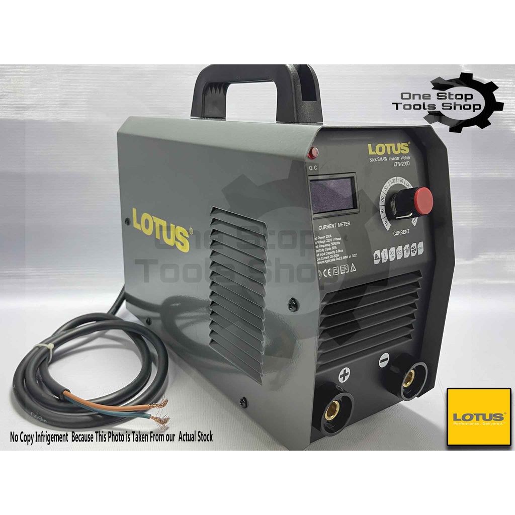ONE STOP TOOL SHOP Original Lotus Heavy Duty Arc Inverter Welding ...