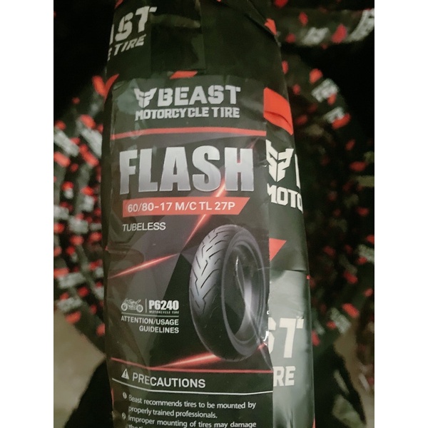BEAST FLASH (P6240)TUBELESS TIRE 14-17" (INCHES)Skid tiresORIGINAL ...