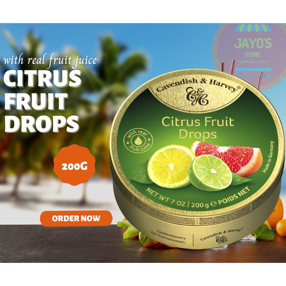 Cavendish & Harvey, Citrus Fruit Drops, 200g | Shopee Philippines
