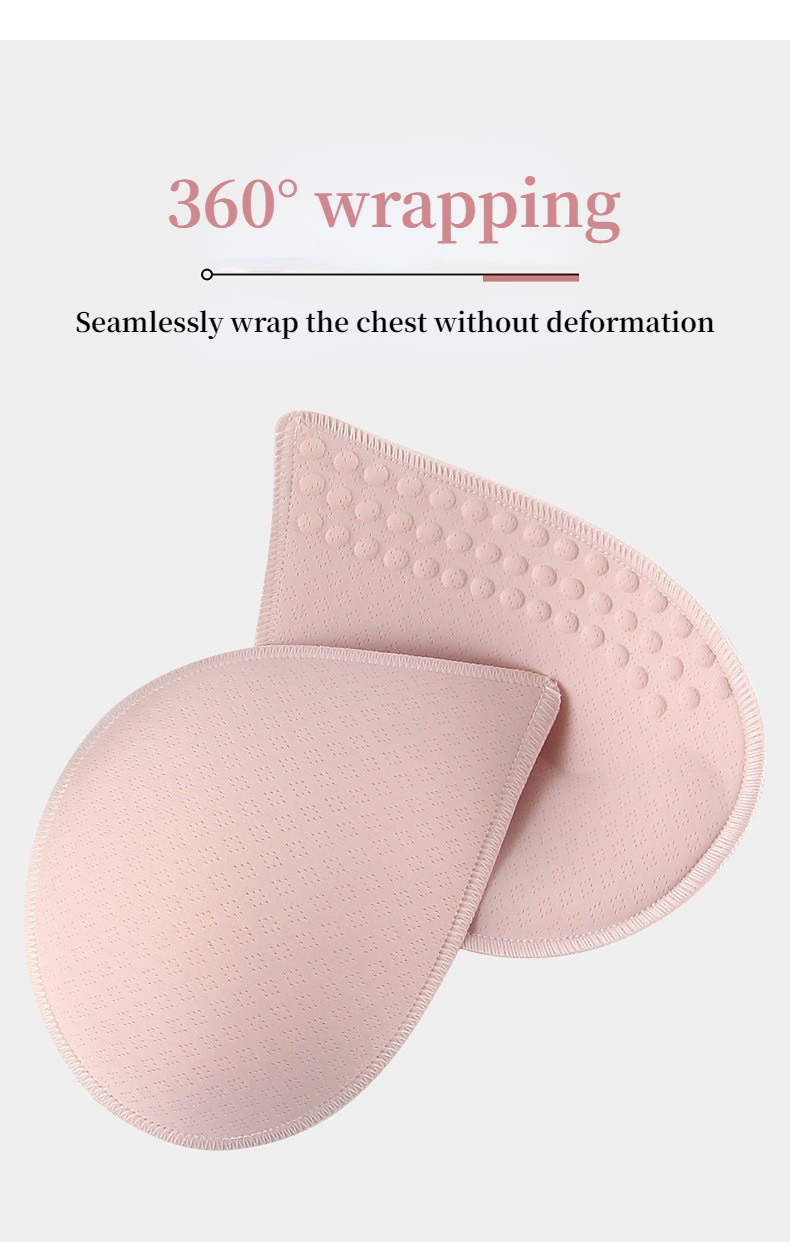 Bra padding latex chest pad 1.5cm split bra insert yoga bra sports bra ...