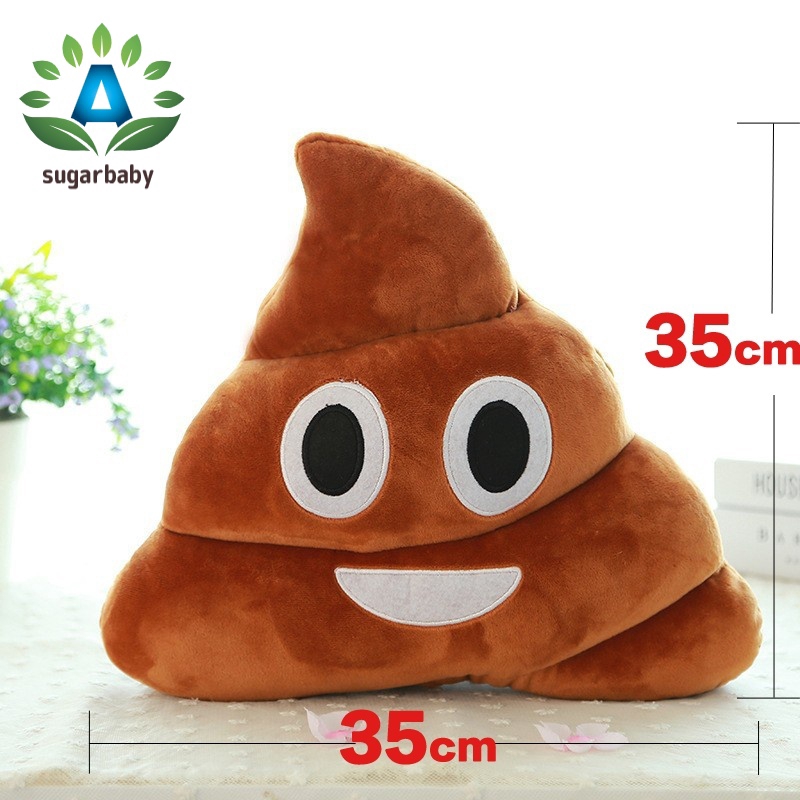 Soft Pillows Poop Poo Emotion Cushions Stuffed Plush Toy Dol | Shopee ...