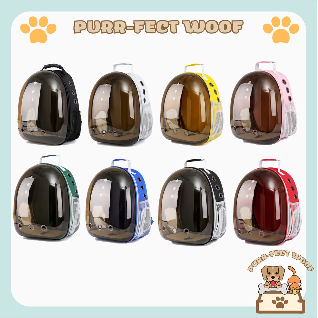TINTED Bubble Space Capsule Travel Backpack for Pet Dogs and Cats ...