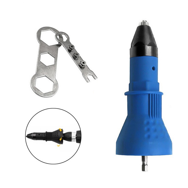 Casta Riveting Drill Rivet Gun Adapter Rivet Attachment for Cordless ...