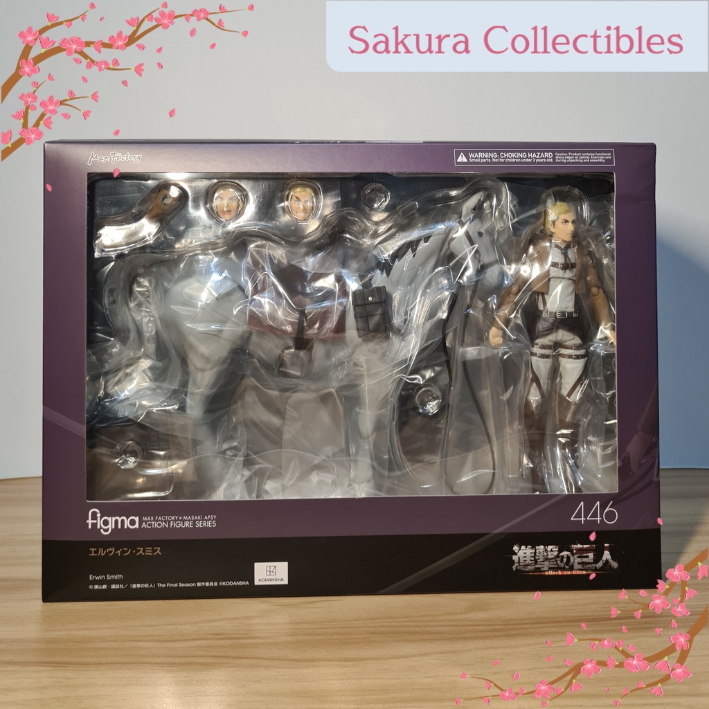 Figma 446 Erwin Smith - Attack on Titan (Dented Box) | Shopee Philippines