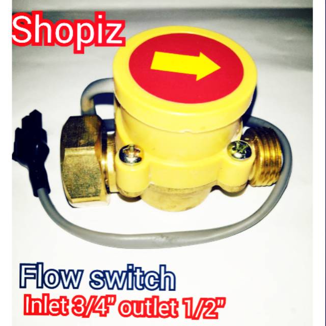 Flow Switch Automatic Booster Water Pump Aero 3/4"-1/2" Brass Switch ...