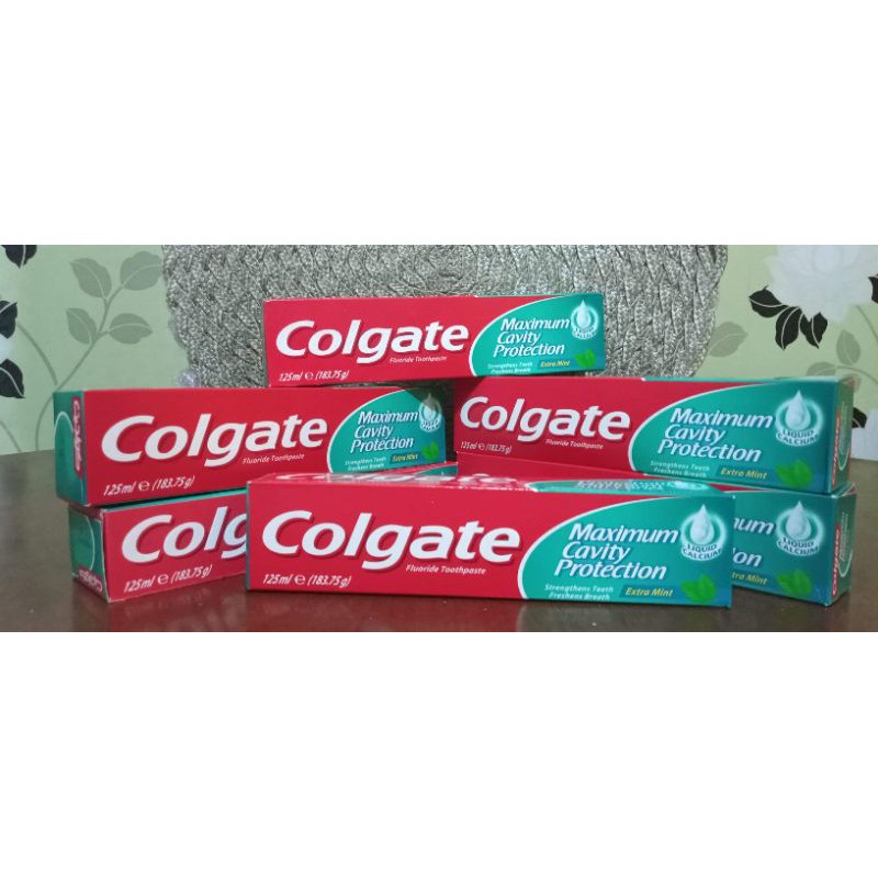 COLGATE Maximum Cavity Protection Tootpaste - Extra Mint 125ml | Shopee ...