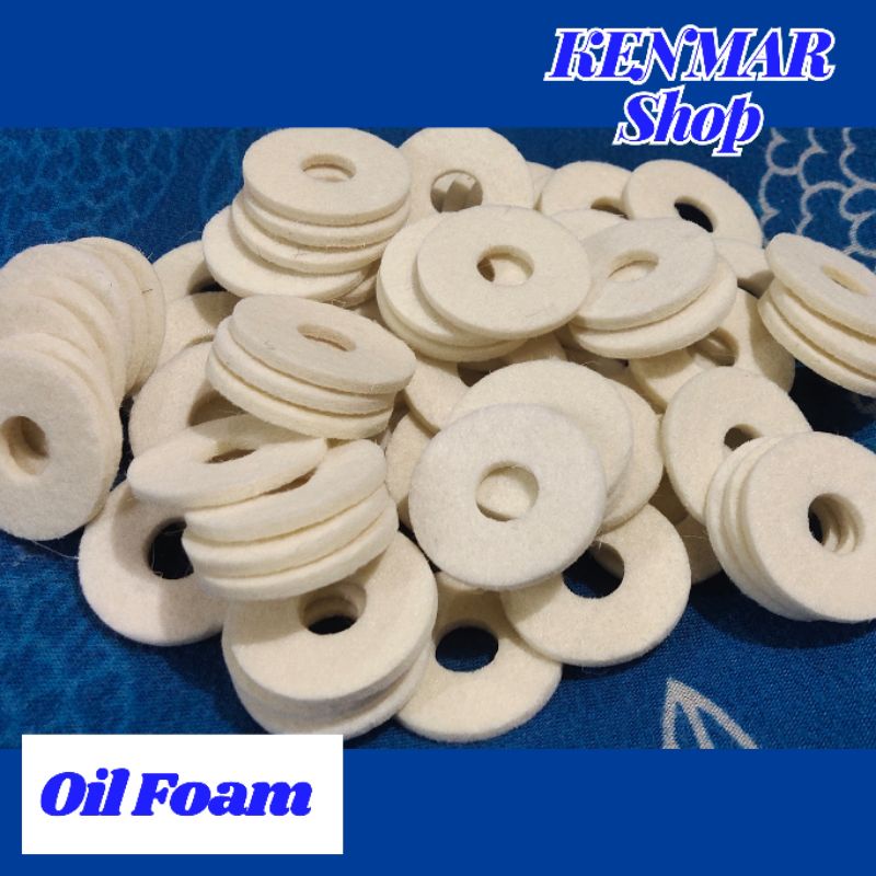 10pcs. OIL FOAM WHITE FOR ELECTRIC FAN 3.3cm | Shopee Philippines